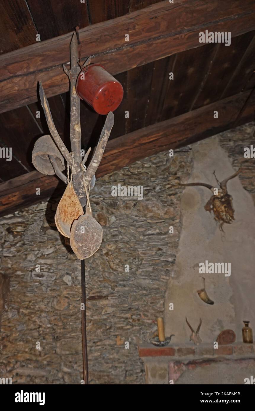 Aritzo, Sardinia, Italy. Old Spanish prison Sa Bovida XVI century Stock ...