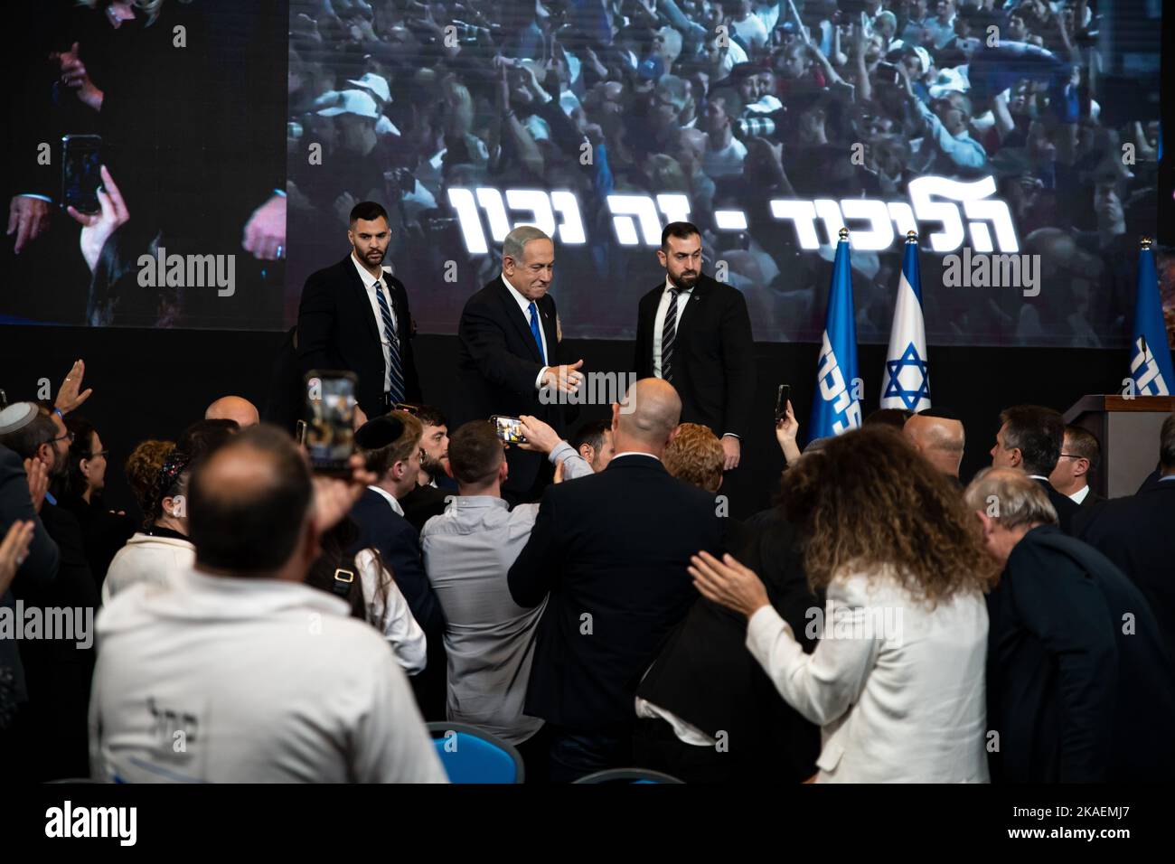 Israel. 02nd Nov, 2022. Benjamin Netanyahu, head of the Likud party ...