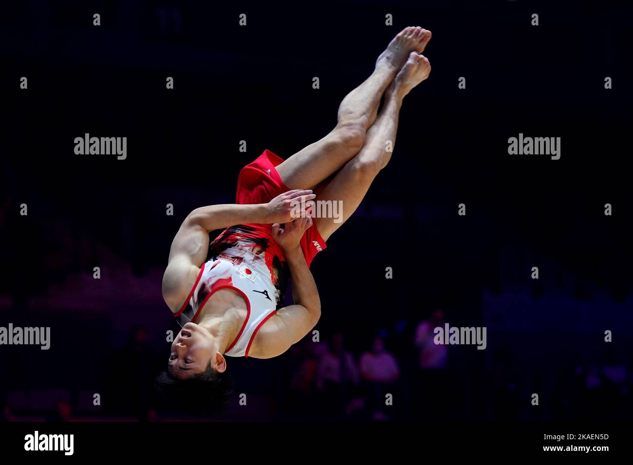 Japan’s Kakeru Tanigawa during day five of the FIG Artistic Gymnastics ...