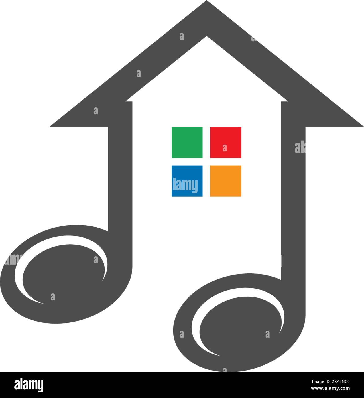 House music logo hi-res stock photography and images - Alamy