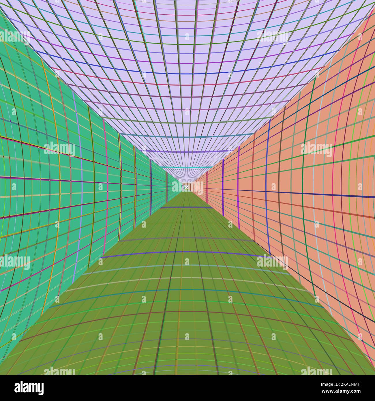Abstract colorful background. Optical illusion of distorted surface ...