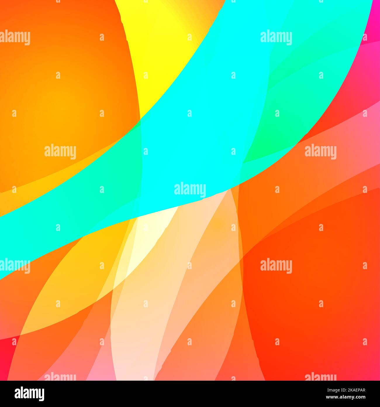 Abstract colorful wavy background.Gradient shiny overlay. Bright poster ...