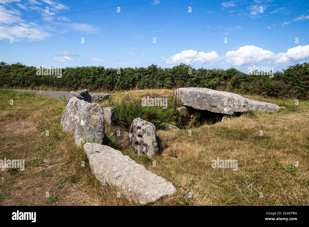 Tregiffian Burial Chamber. A late Neolithic/early Bronze Age burial ...