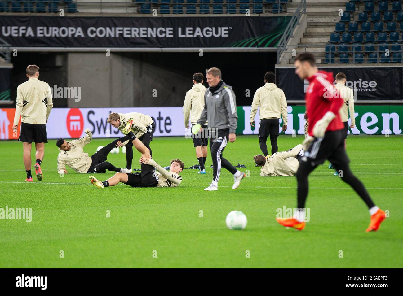 Illustration picture shows a training session of Norwegian team Molde ...