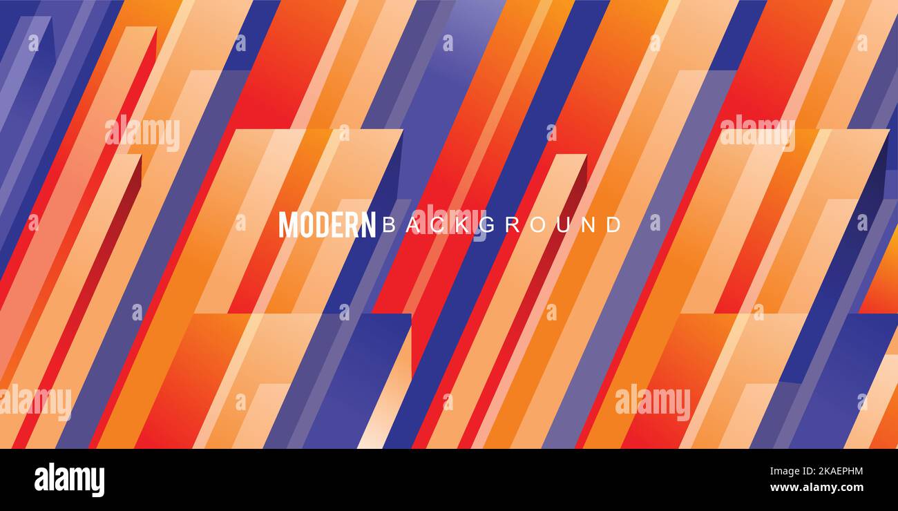 A vector design of a colorful background with the text "modern ...