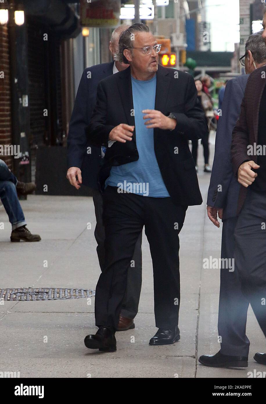 November 01, 2022 Matthew Perry on The Late Show with Stephen Colbert ...