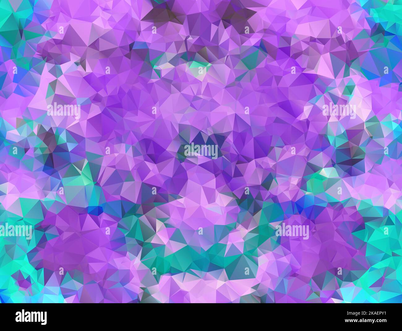 Abstract geometric colorful background of triangular polygons. Vector illustration. Retro mosaic ...
