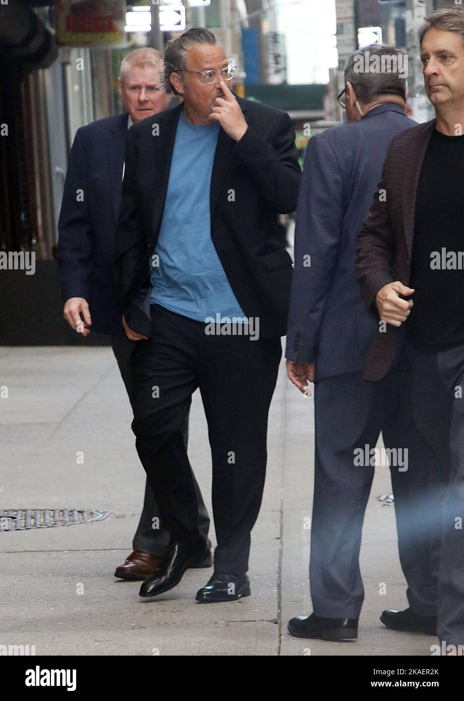 November 01, 2022 Matthew Perry on The Late Show with Stephen Colbert ...