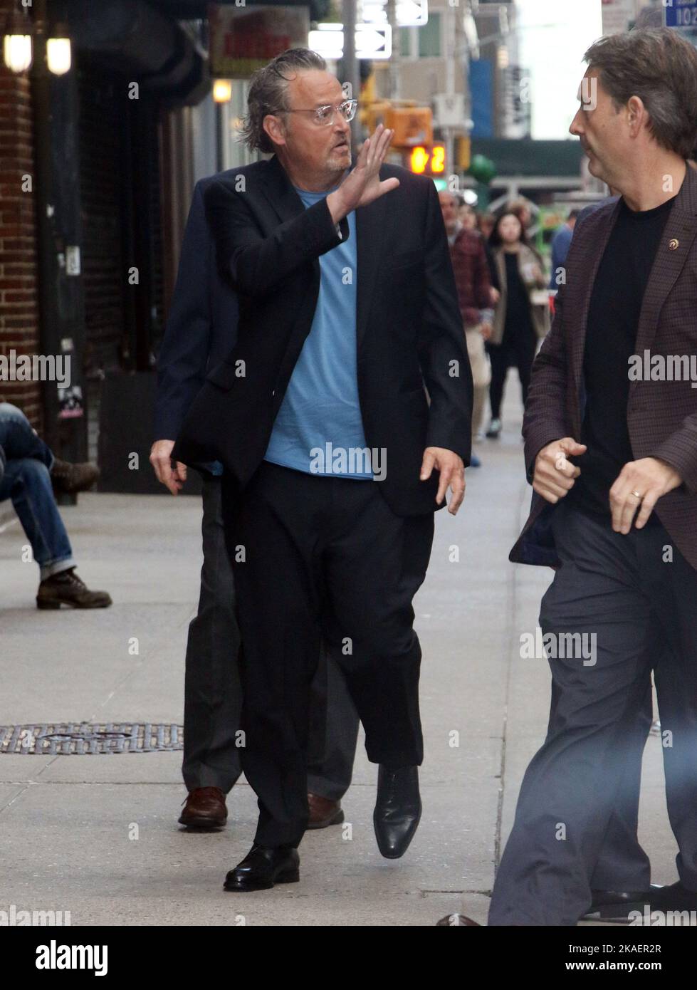 November 01, 2022 Matthew Perry on The Late Show with Stephen Colbert ...