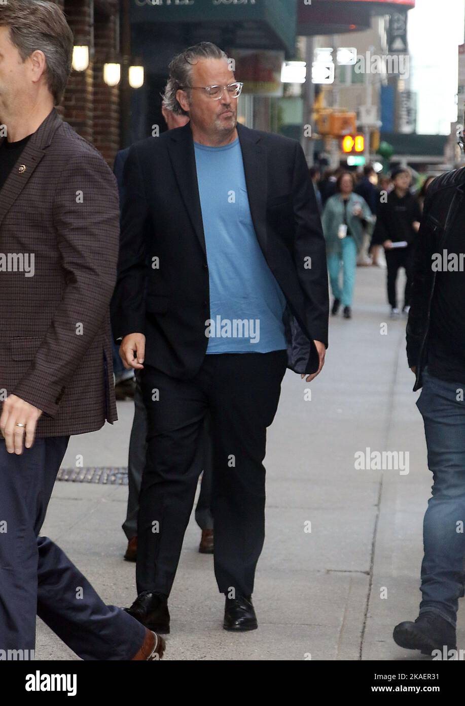 November 01, 2022 Matthew Perry on The Late Show with Stephen Colbert ...
