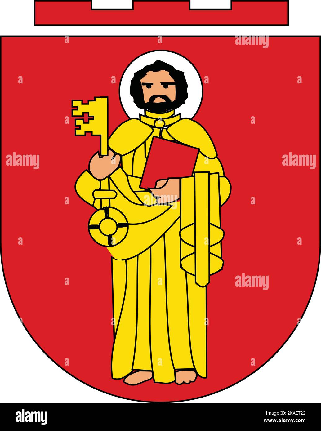 Map of trier Stock Vector Images - Alamy