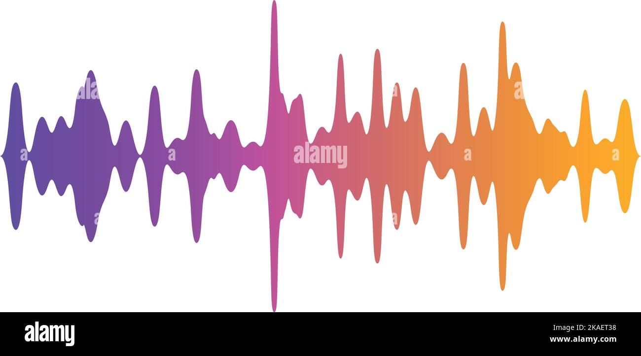 Sound wave. Color gradient audio signal equalizer Stock Vector Image ... Sound wave. Color gradient audio signal equalizer Stock Vector Image ...