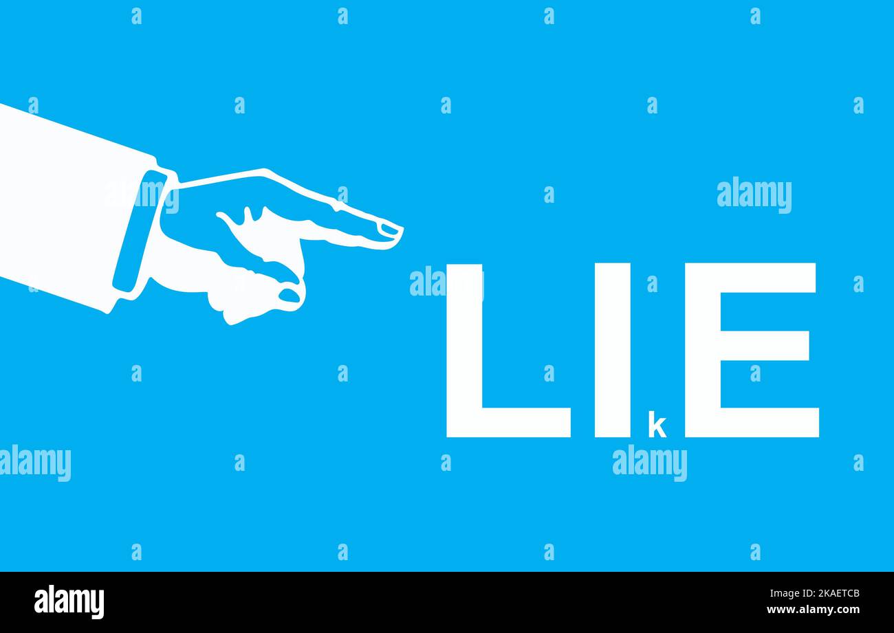 social media influence metaphorical illustration Stock Photo - Alamy