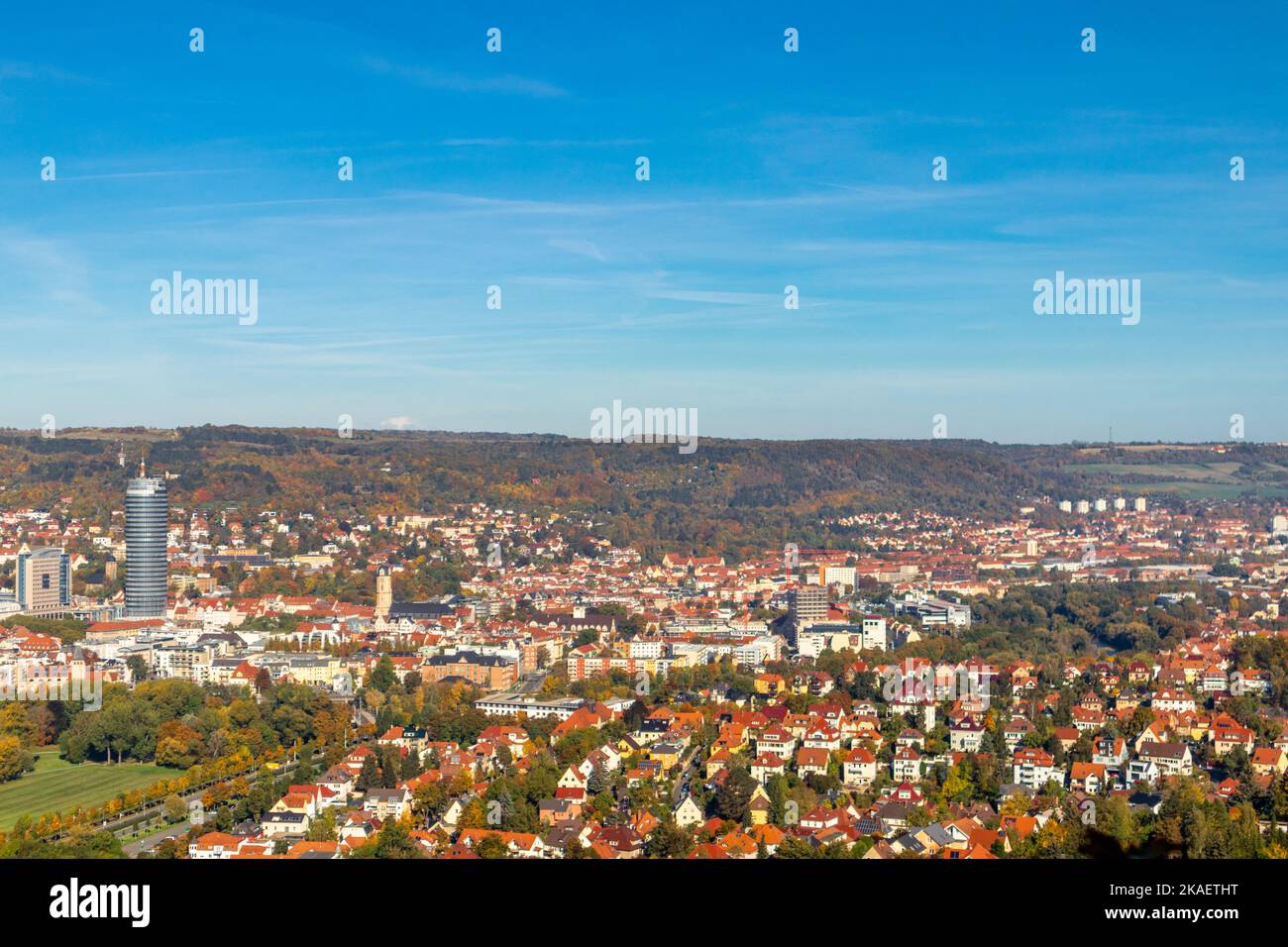Small Autumn walk through the landscape of Jena - Thuringia - Germany ...