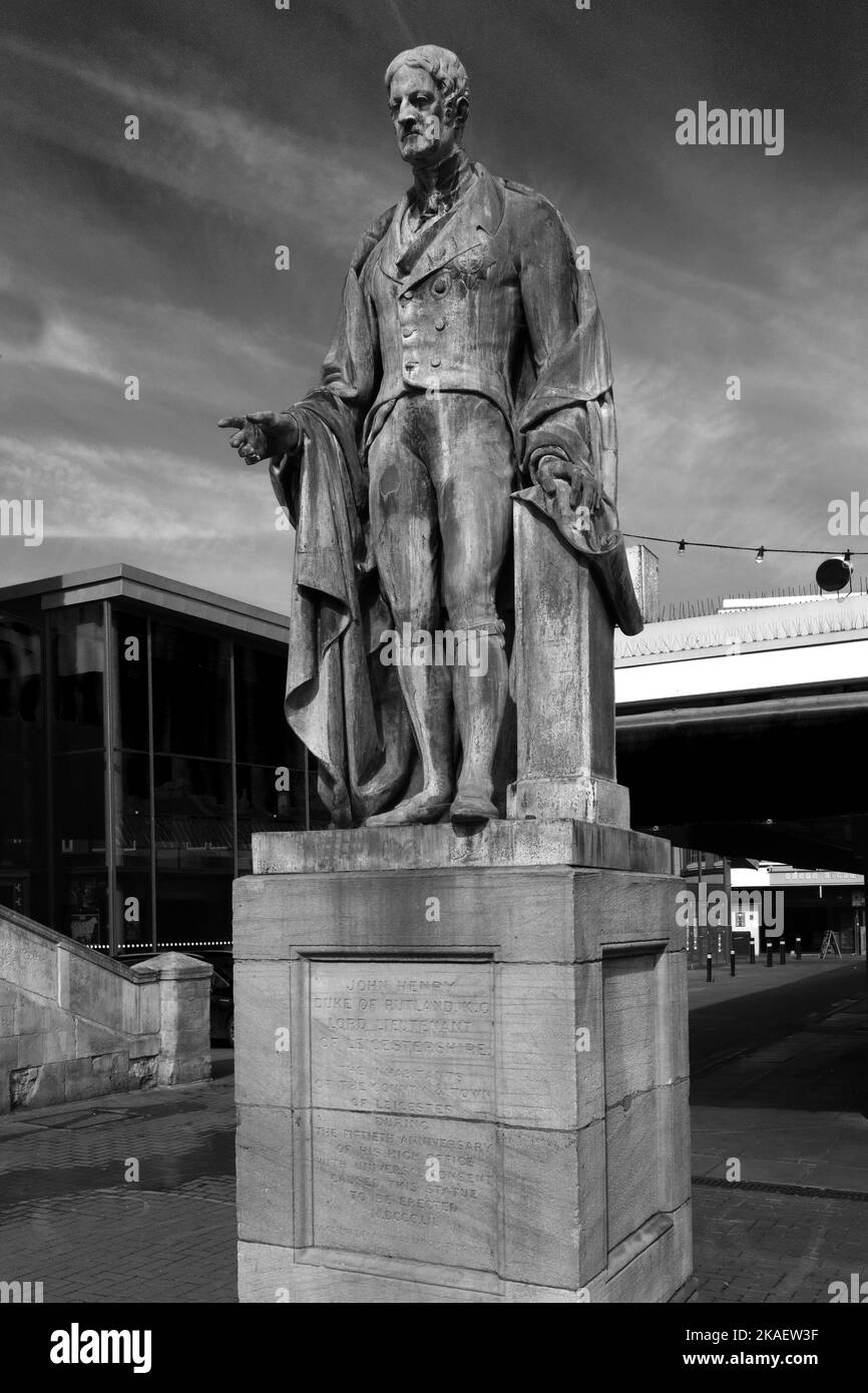 John Henry statue, Market Square, Leicester City, Leicestershire ...