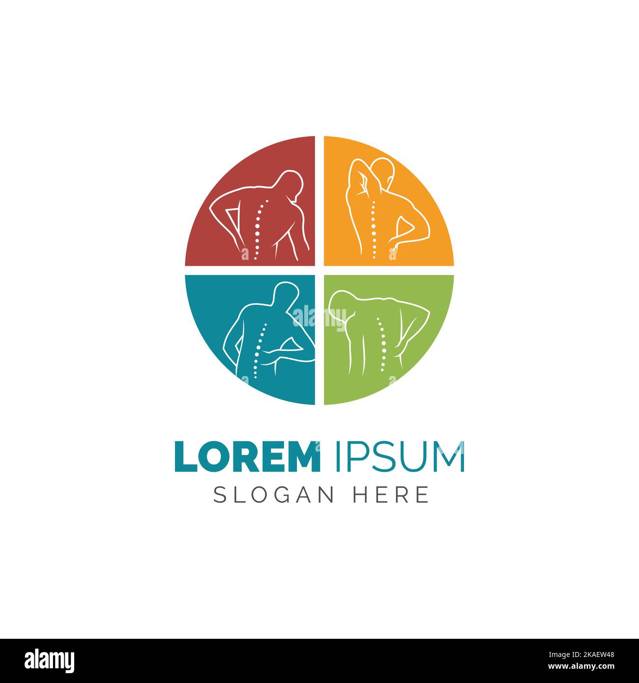 A vector illustration of a lorem ipsum logo isolated on a white ...