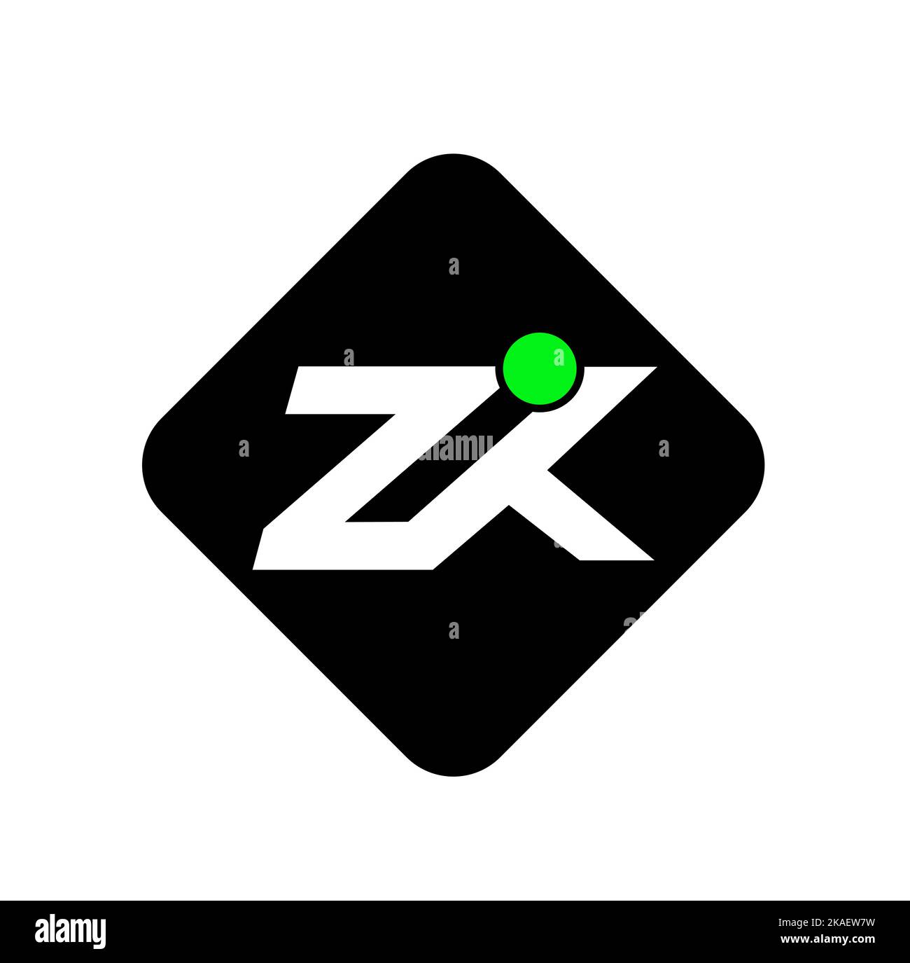A vector icon of ZIK company name initial letters monogram. ZIK brand on white background Stock ...