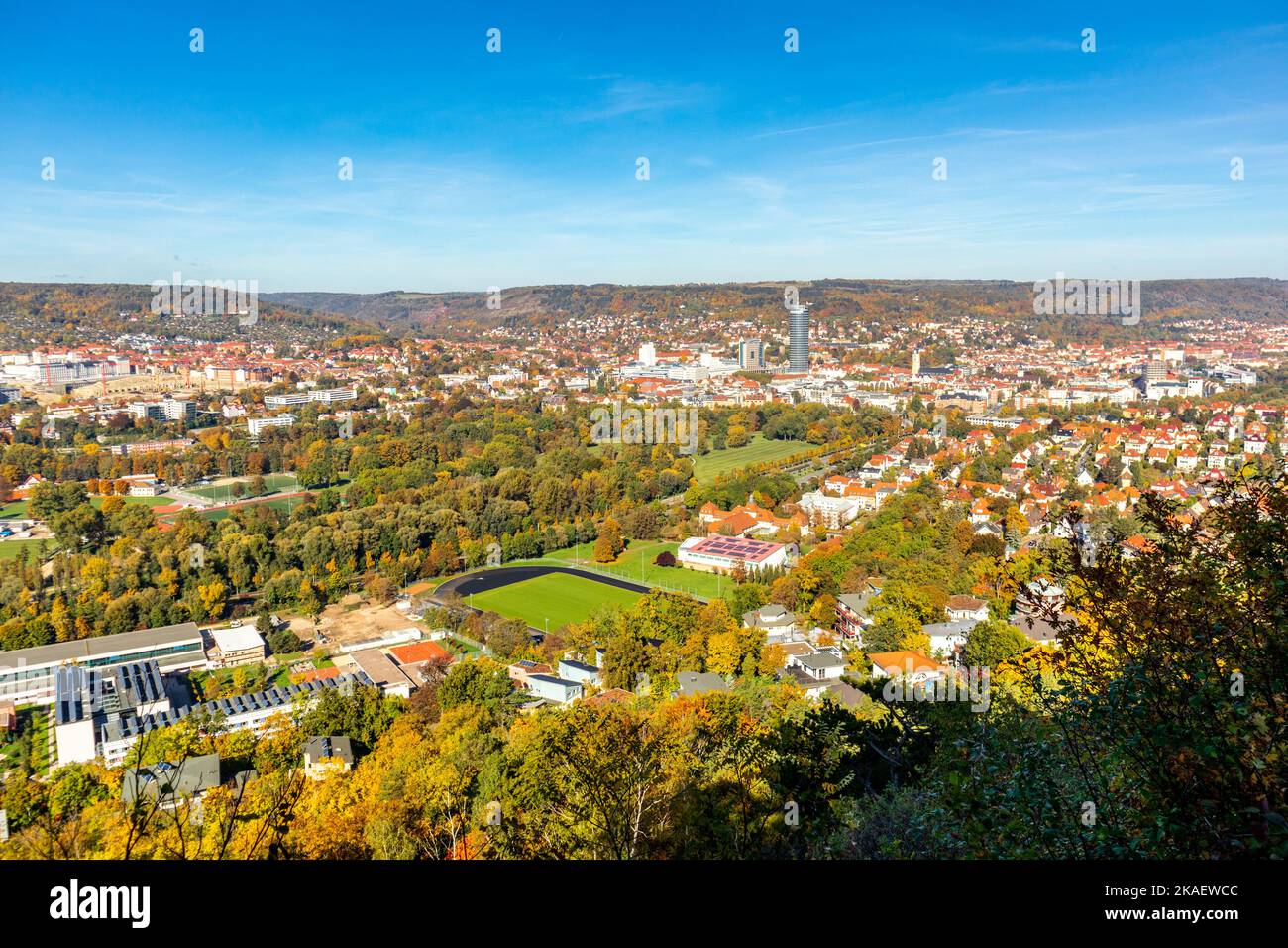 Small Autumn walk through the landscape of Jena - Thuringia - Germany ...