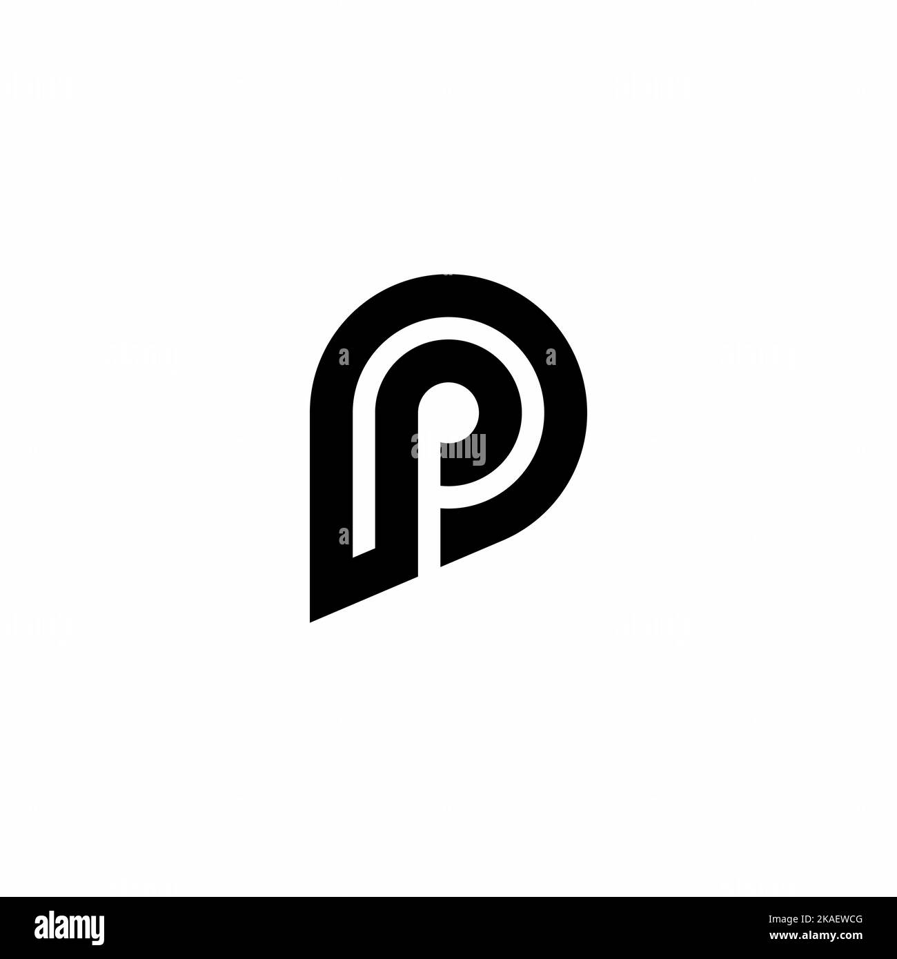 simple P logo is perfect for trademark Stock Vector Image & Art - Alamy