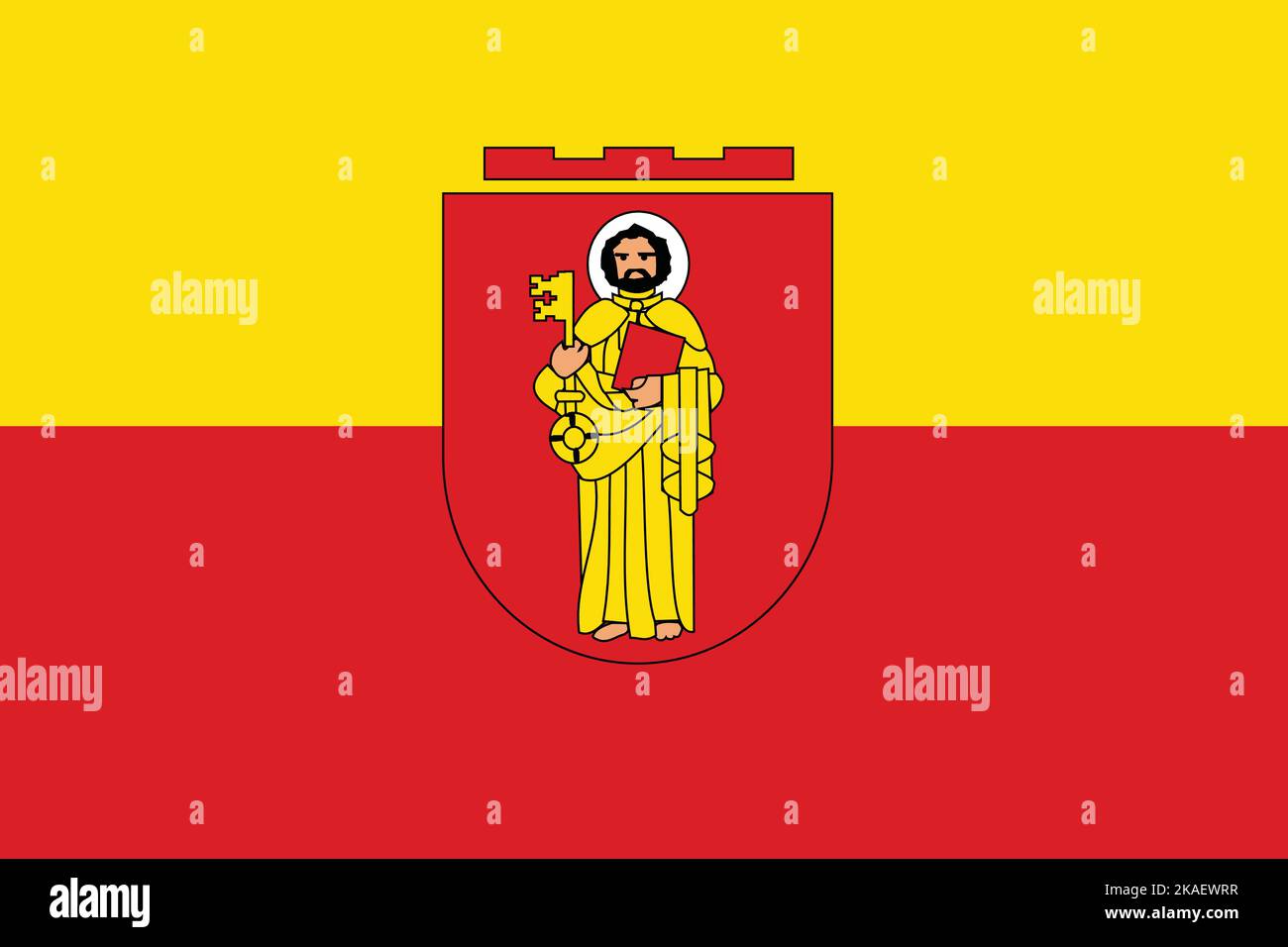 Flag of TRIER, GERMANY Stock Vector Image & Art - Alamy