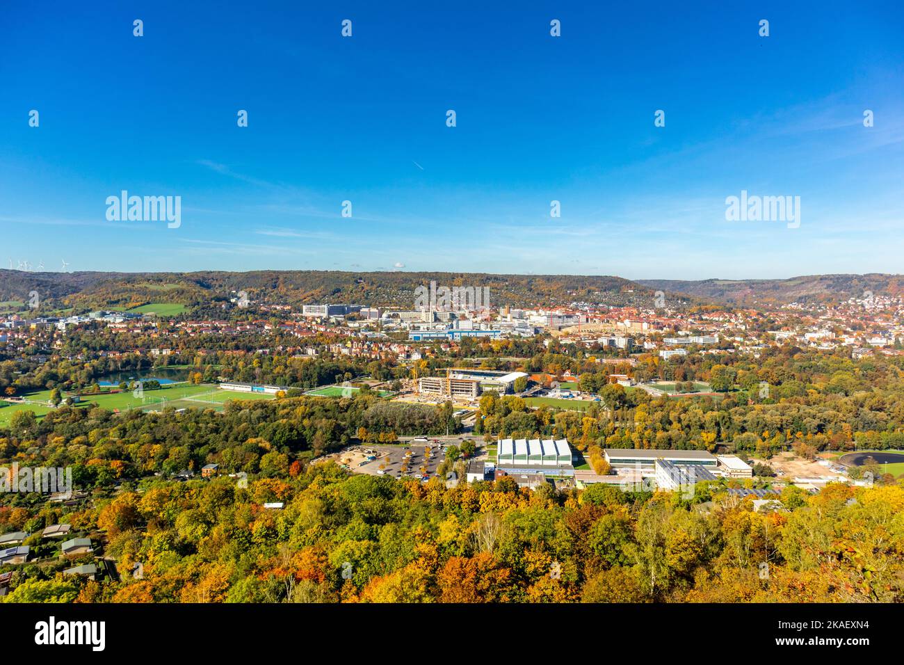 Small Autumn walk through the landscape of Jena - Thuringia - Germany ...