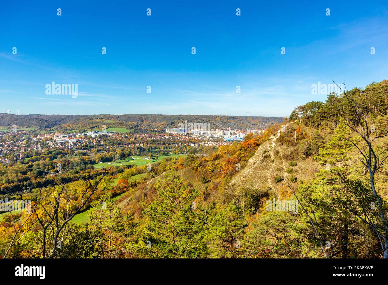 Small Autumn walk through the landscape of Jena - Thuringia - Germany ...