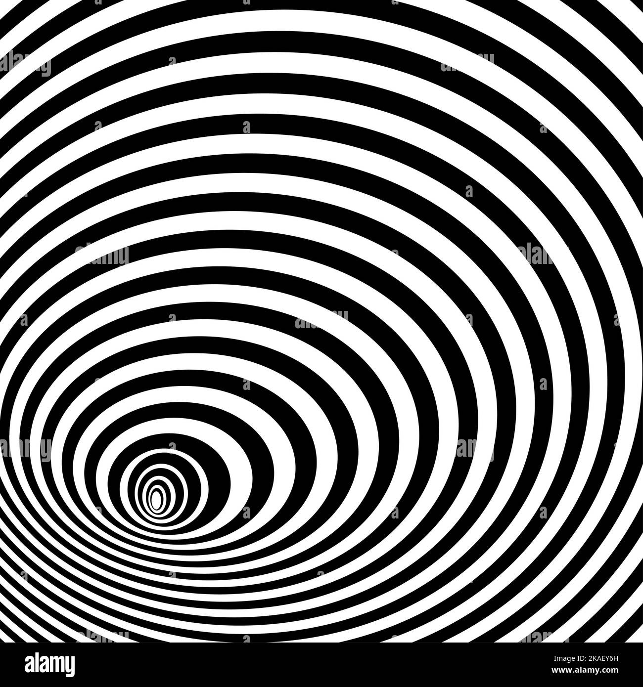 Abstract twisted black and white background. Optical illusion of ...