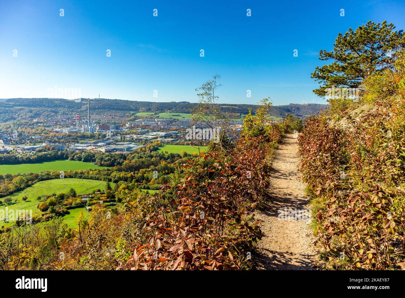 Small Autumn walk through the landscape of Jena - Thuringia - Germany ...
