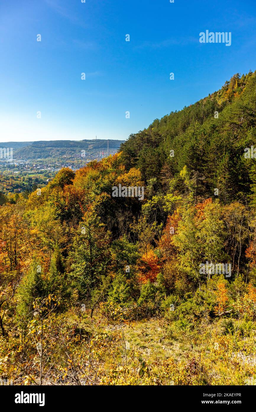 Small Autumn walk through the landscape of Jena - Thuringia - Germany ...