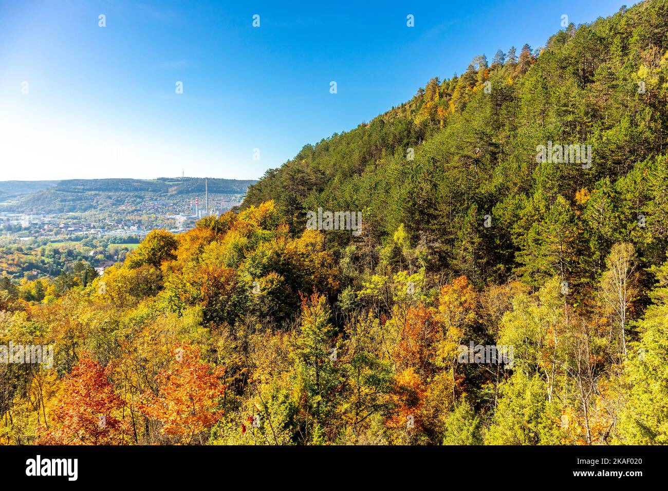 Small Autumn walk through the landscape of Jena - Thuringia - Germany ...