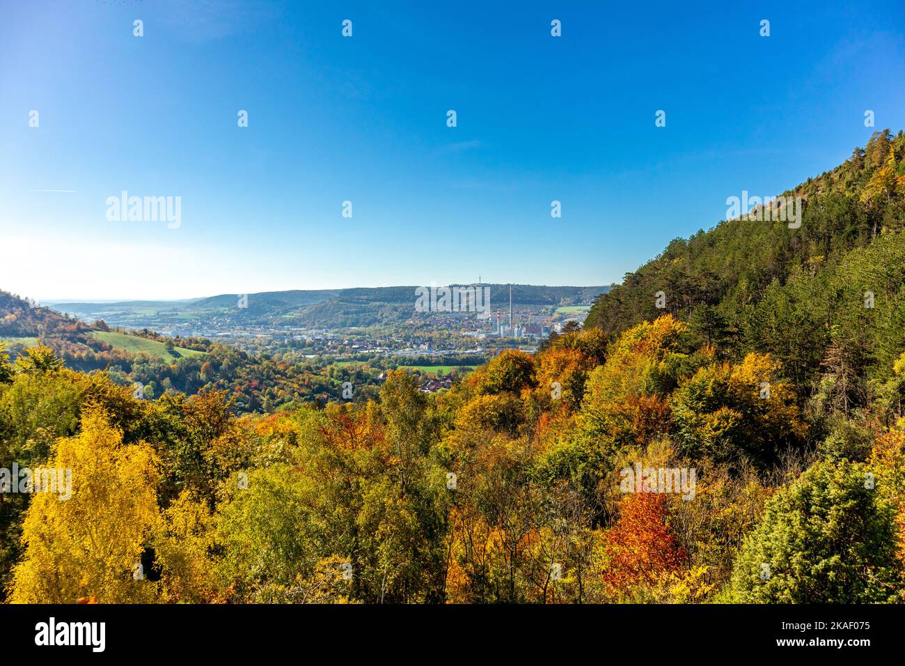 Small Autumn walk through the landscape of Jena - Thuringia - Germany ...