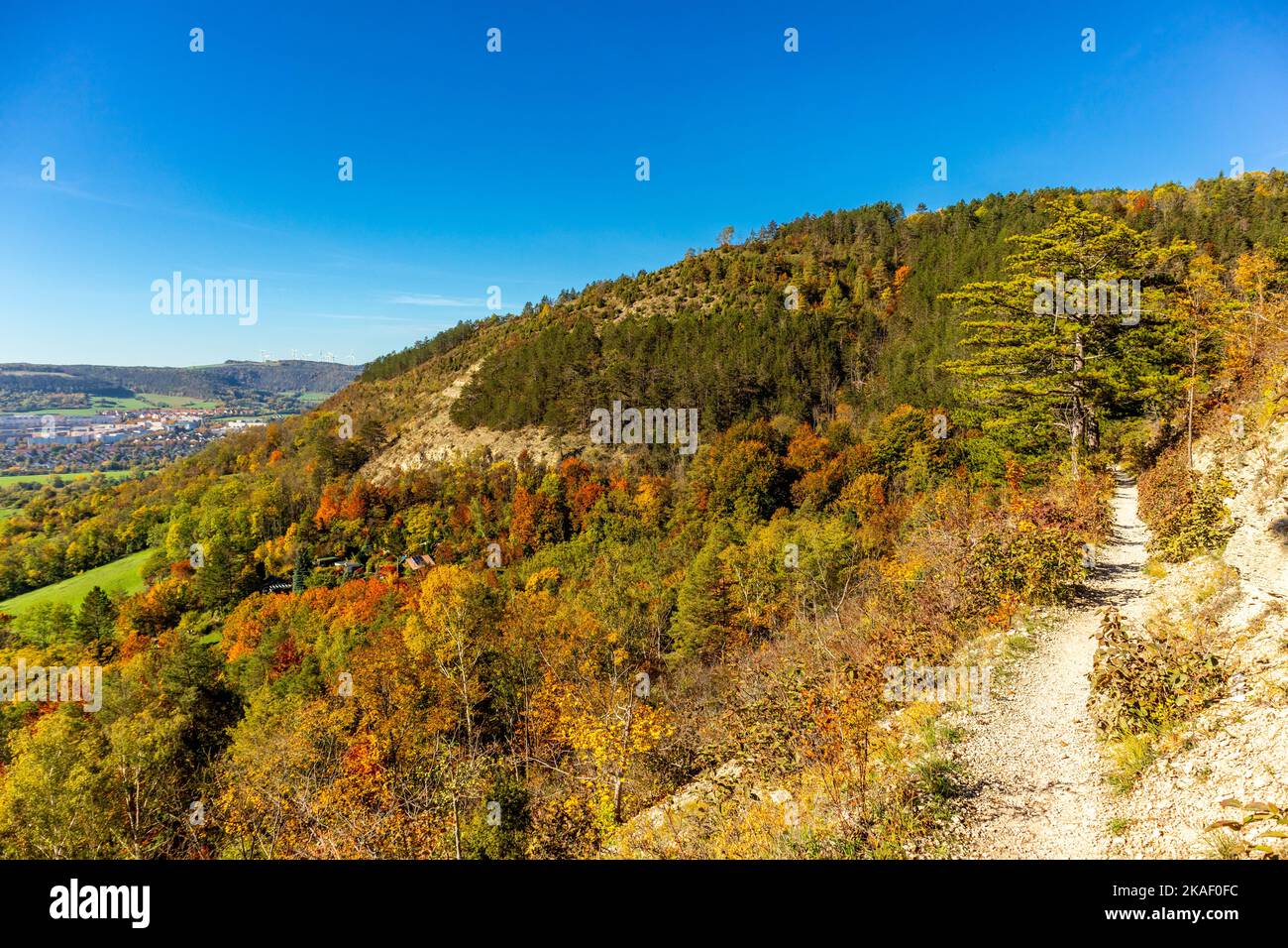 Small Autumn walk through the landscape of Jena - Thuringia - Germany ...