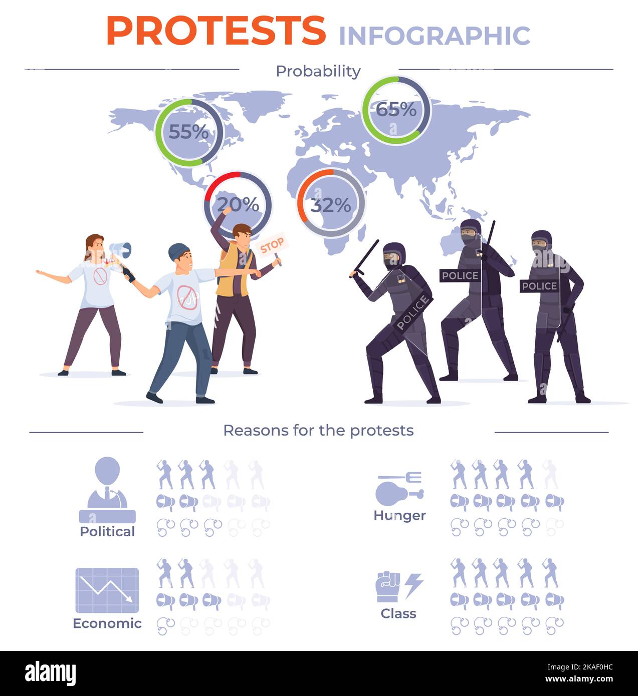 Protect your freedom to protest Cut Out Stock Images & Pictures - Alamy