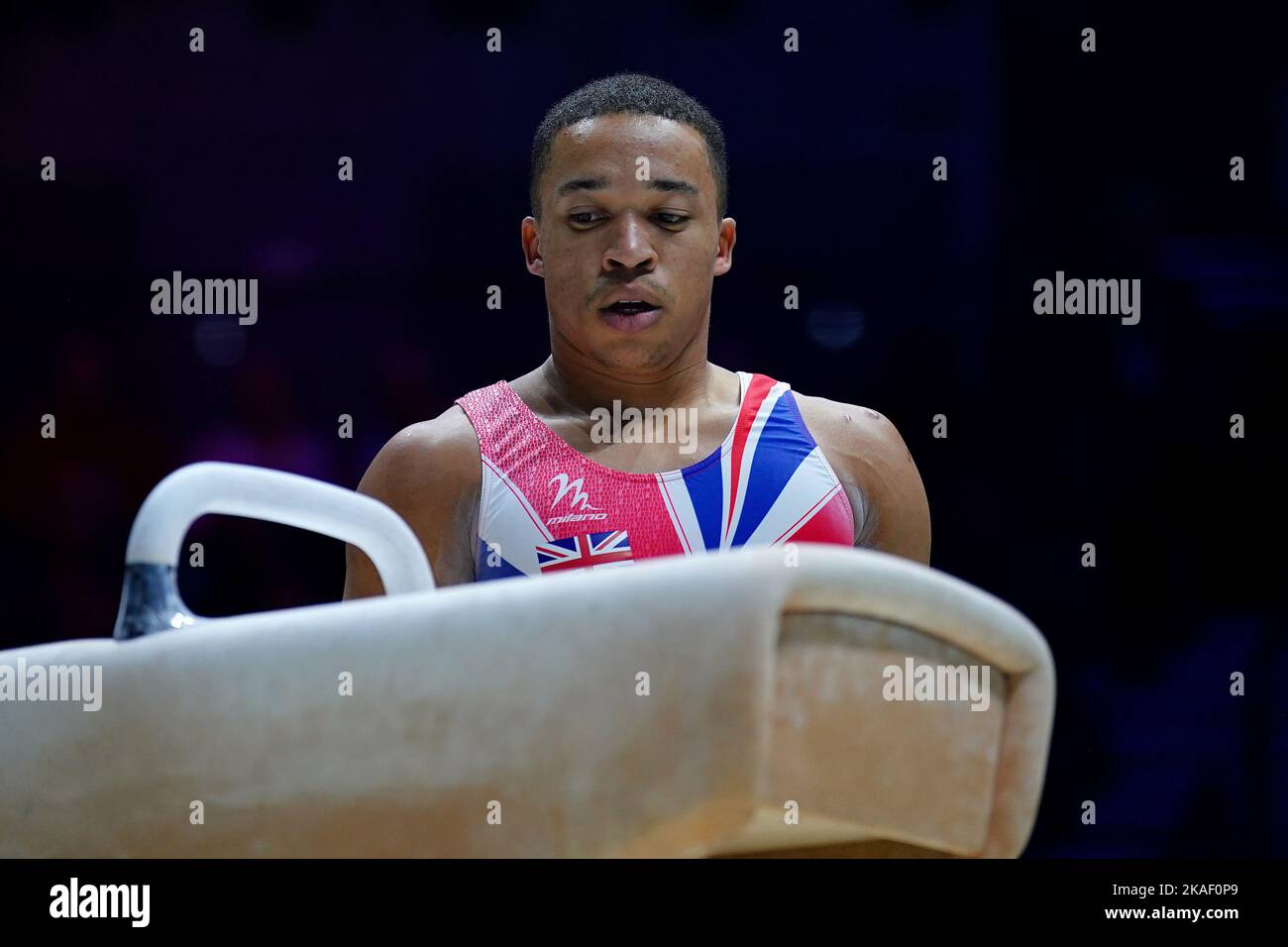 Great Britain’s Joe Fraser reacts after falling during day five of the ...