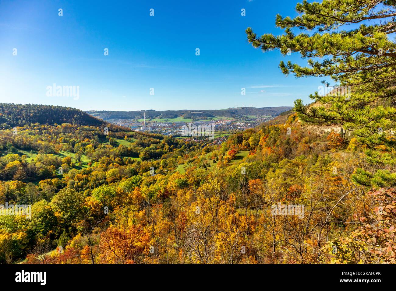 Small Autumn walk through the landscape of Jena - Thuringia - Germany ...