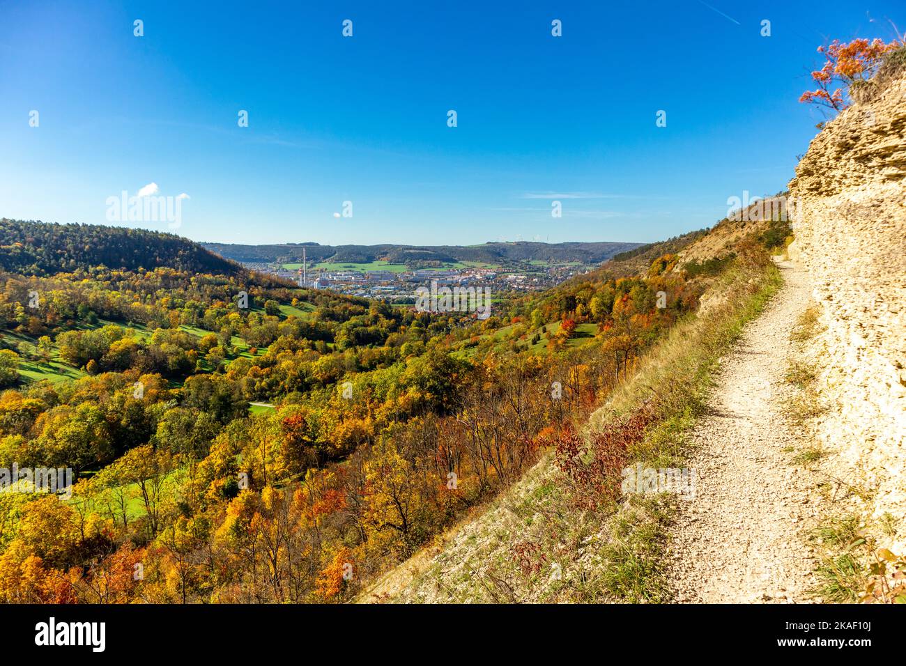 Small Autumn walk through the landscape of Jena - Thuringia - Germany ...