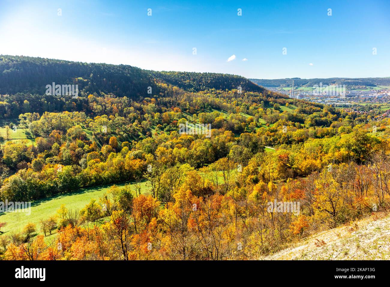 Small Autumn walk through the landscape of Jena - Thuringia - Germany ...