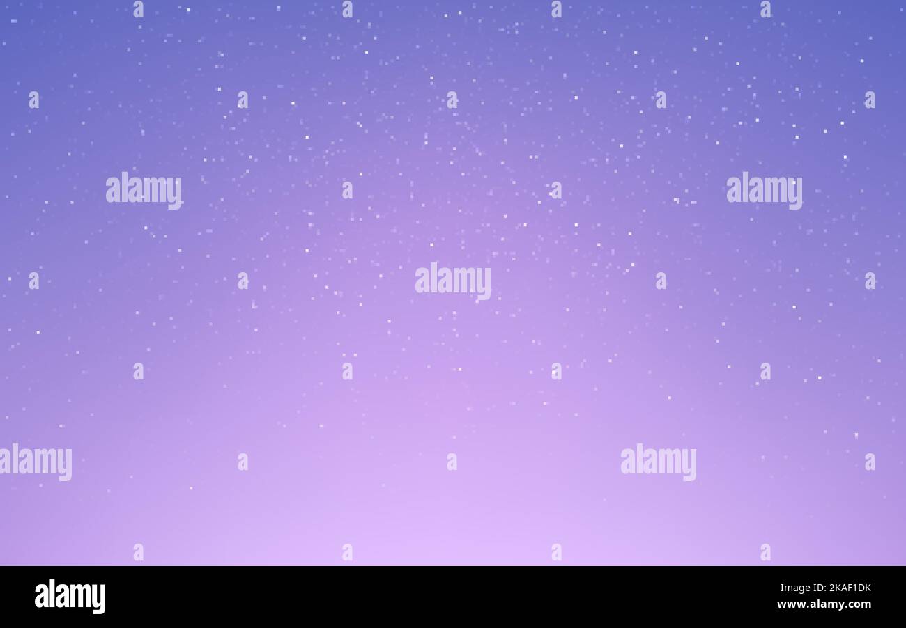 Cosmic purple backdrop. Soft gradient sky with stars. Magic starry ...