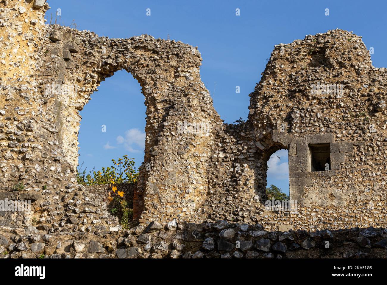 Ruins, Wolvesey Castle, Winchester, Hampshire, England, Great Britain ...