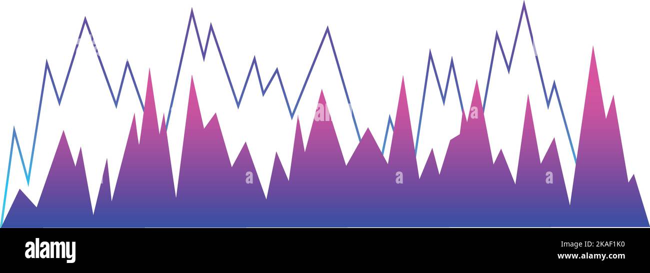 Audio signal shape. Color gradient sound wave Stock Vector Image & Art ...