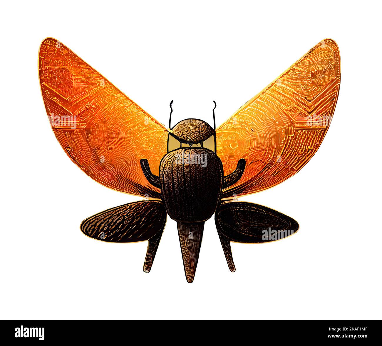 Cicada illustration hi-res stock photography and images - Alamy