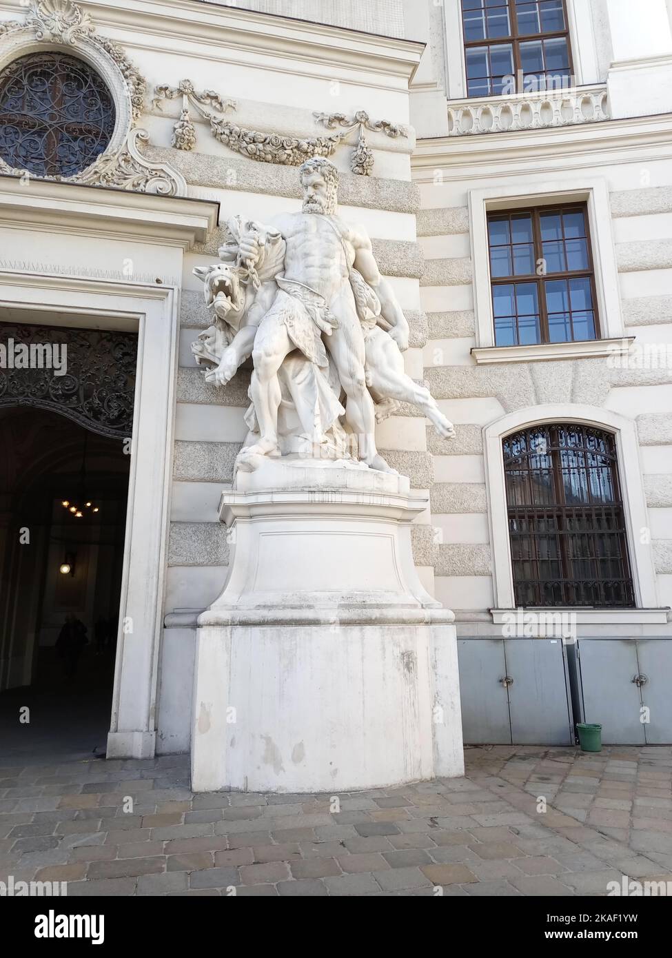 Cerberus and hercules statue hi-res stock photography and images - Alamy