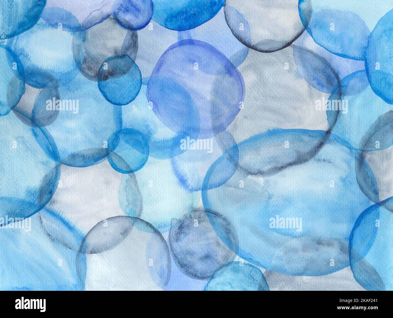 Abstract whimsical doodle colorful pattern. Watercolor painting. Free ...