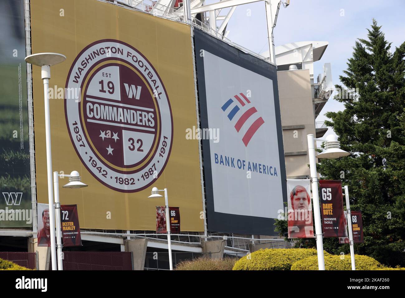 Handover, MD, USA. 2nd Nov, 2022. View of FedEX Field as NFL Washington Commanders owner, Dan ...