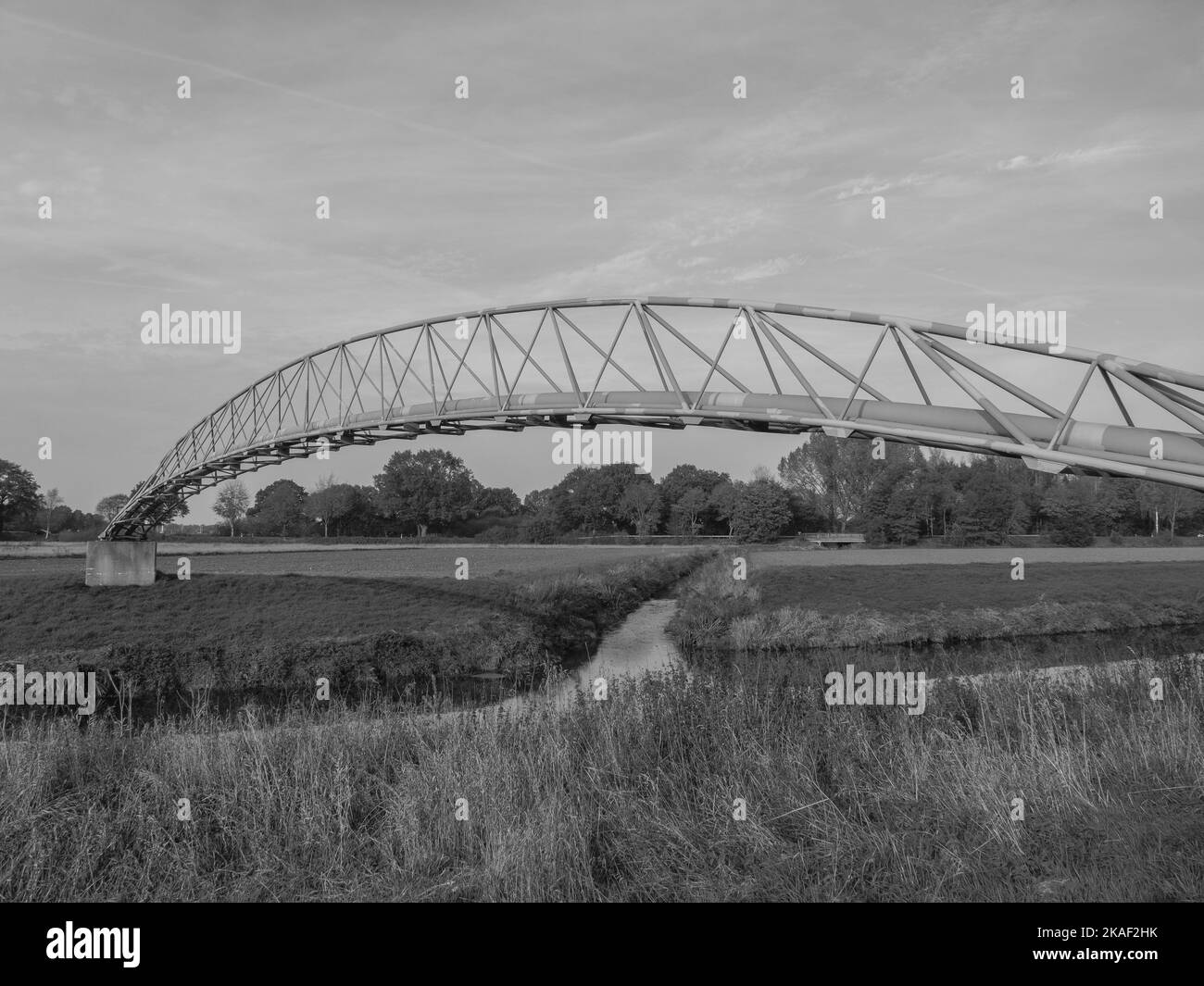 the vechte river in gemrany Stock Photo - Alamy