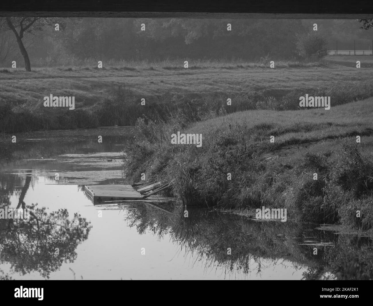 the vechte river in gemrany Stock Photo - Alamy