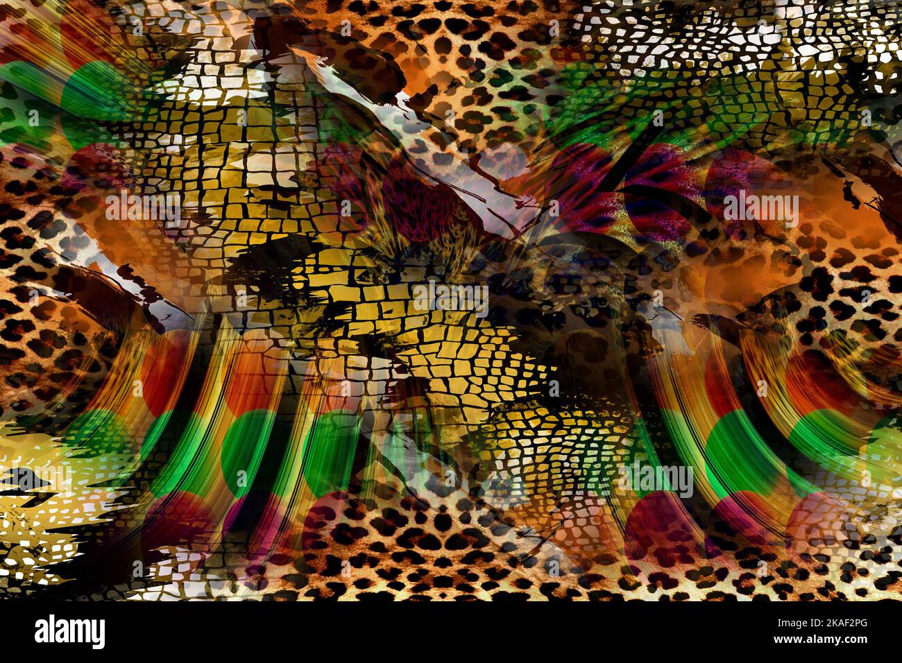 Textile print.Abstract background.Clothing colorful pattern.Repeat ...