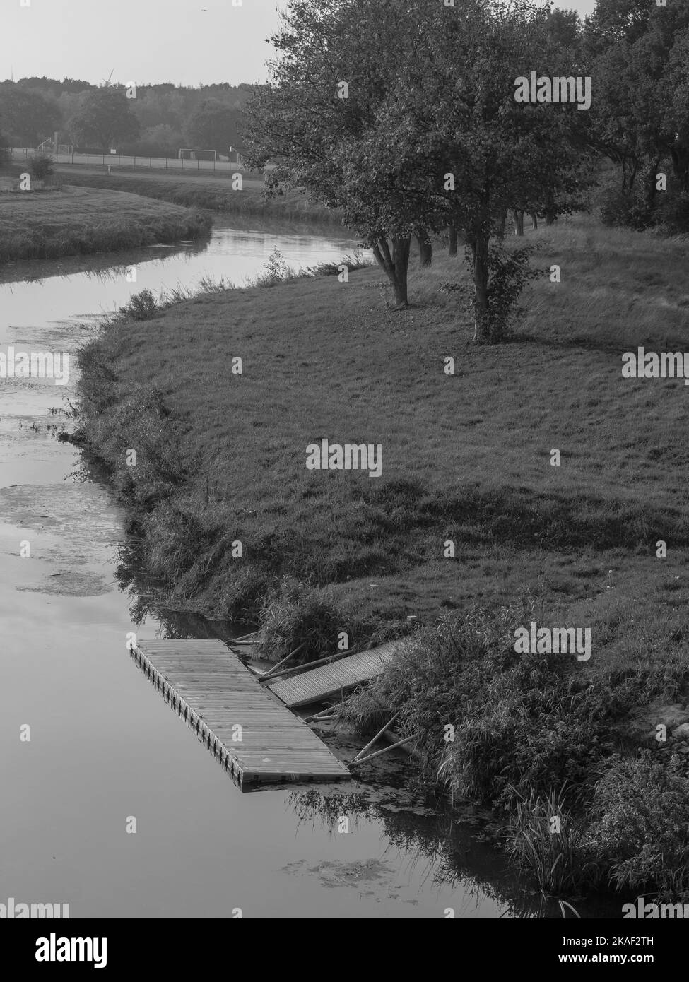 the vechte river in gemrany Stock Photo - Alamy