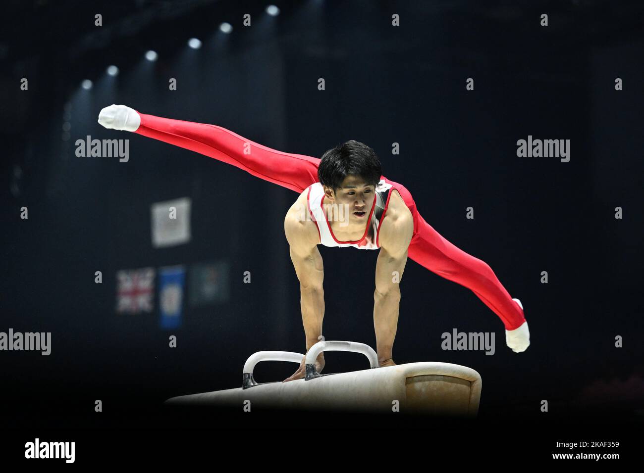 Liverpool, UK. 02nd Nov, 2022. Gymnastics: World Championship, men, team all-around, final, M&S ...