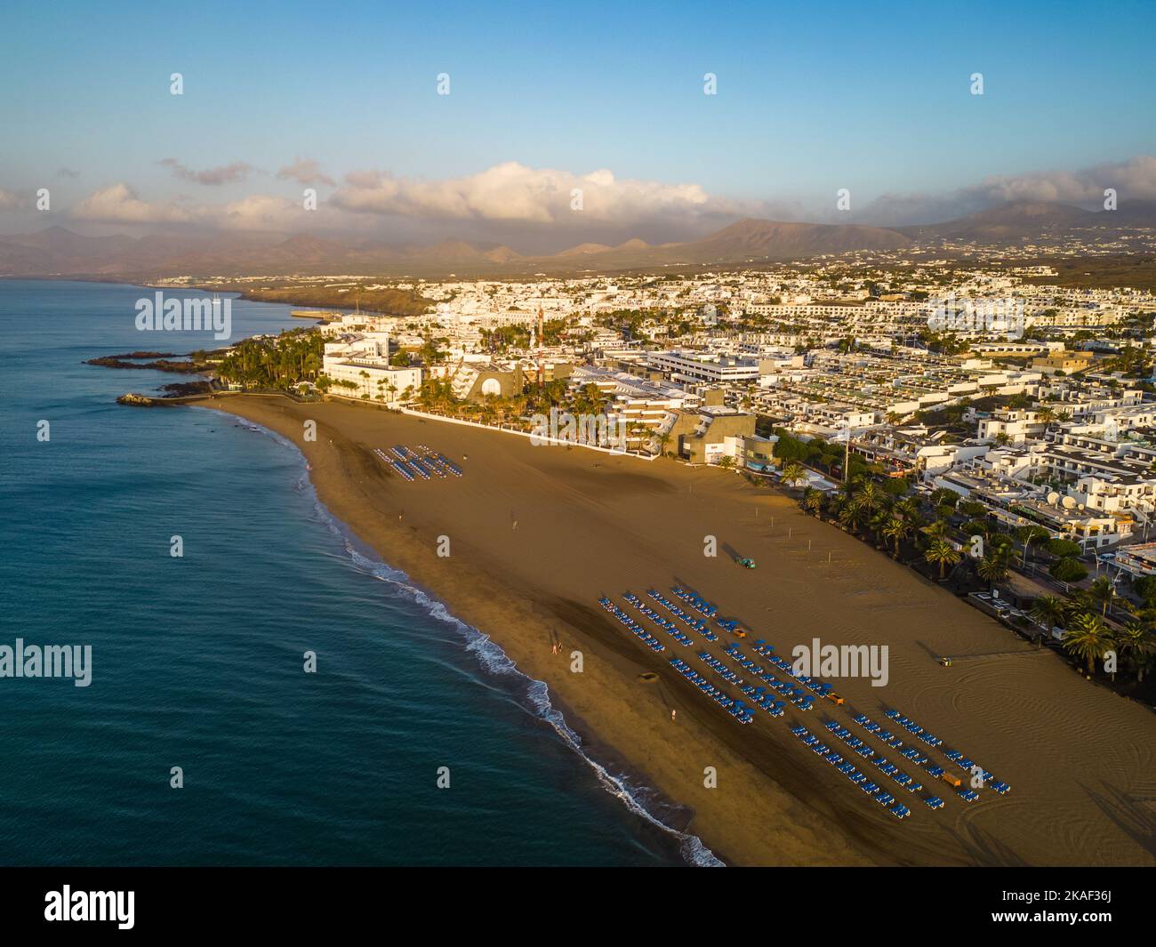Playa Grande in the morning light Stock Photo - Alamy
